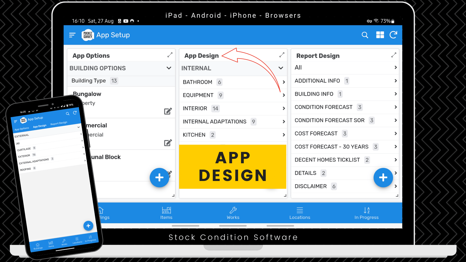 Stock Condition Software: Screenshot Tour: Housing Condition Tour