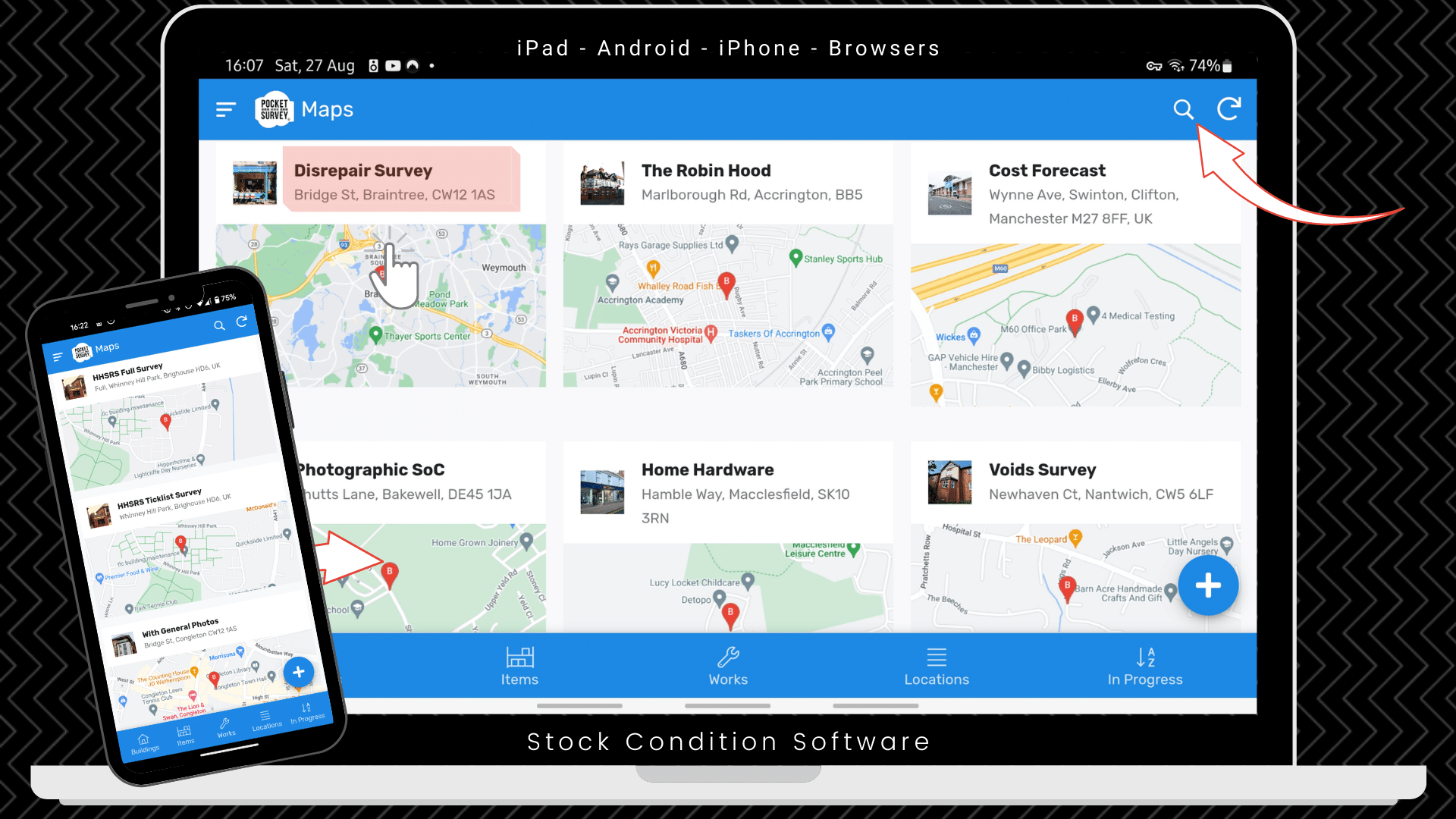 Stock Condition Software: Screenshot Tour: Housing Condition Tour